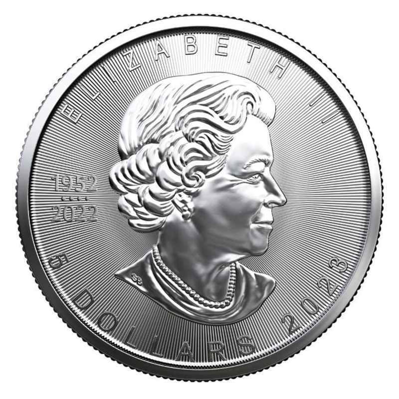 Jual Royal Canadian Mint Silver Coin Maple Leaf 1 Oz Rcm Canada Lbma ...