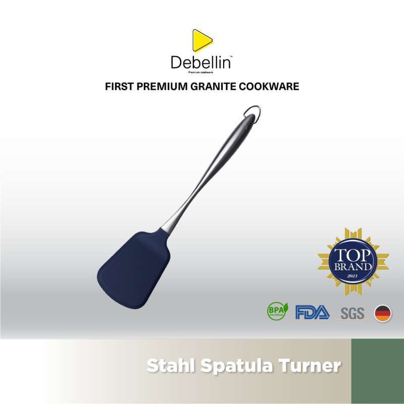 Promo Debellin Stahl Spatula Turner atau Sutil Silikon Food Grade ...