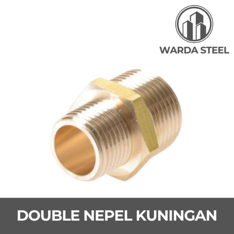 Jual Double Nepel Reducer Kuningan - Brass Dobel Nipple Nepple Nipel ...