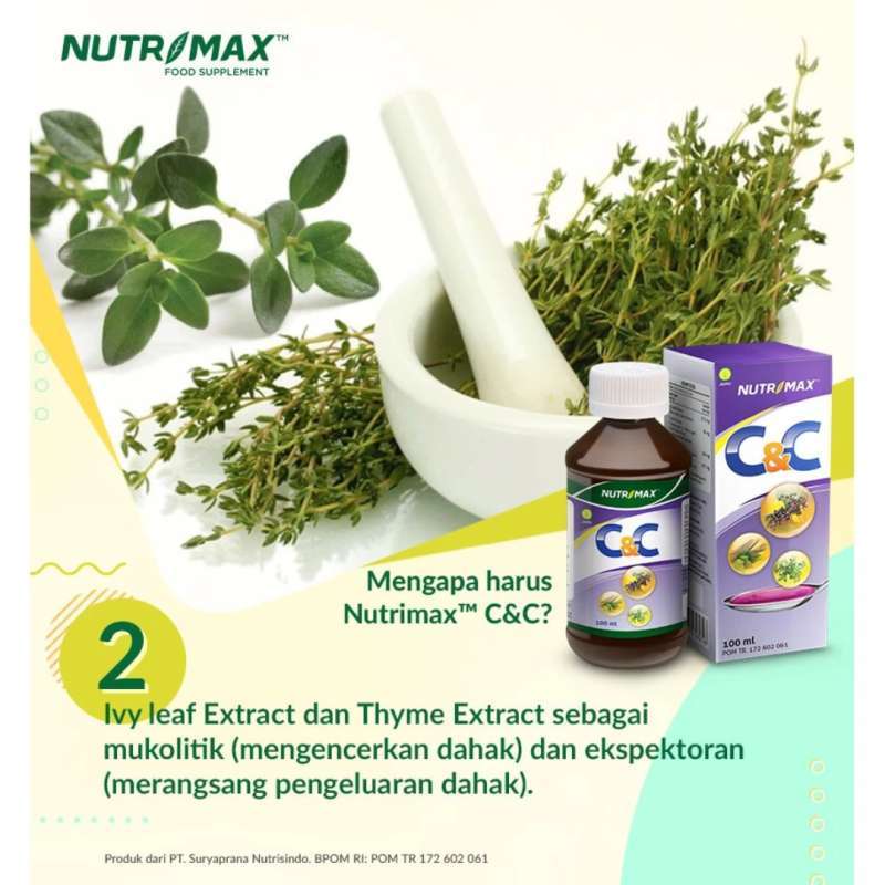 Jual Nutrimax C&c Syrup 100ml / Sirup Cnc Cough & Cold Batuk Anak ...