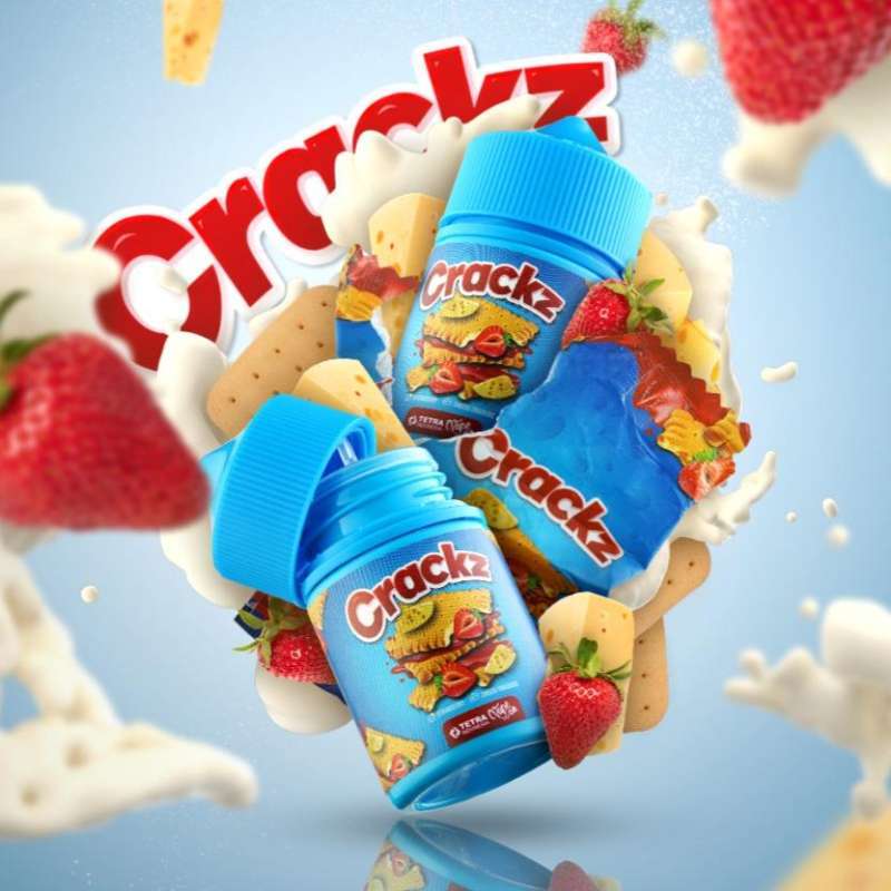Jual Liquid Vape Crackz V1 Strawberry Cheese Crackerz 60ml By Tetra Di ...