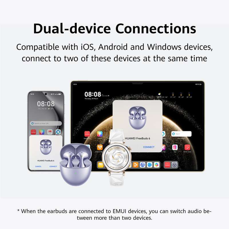 Jual [coming Soon] HUAWEI Freebuds 6 | Dual-driver True Sound | Stable ...