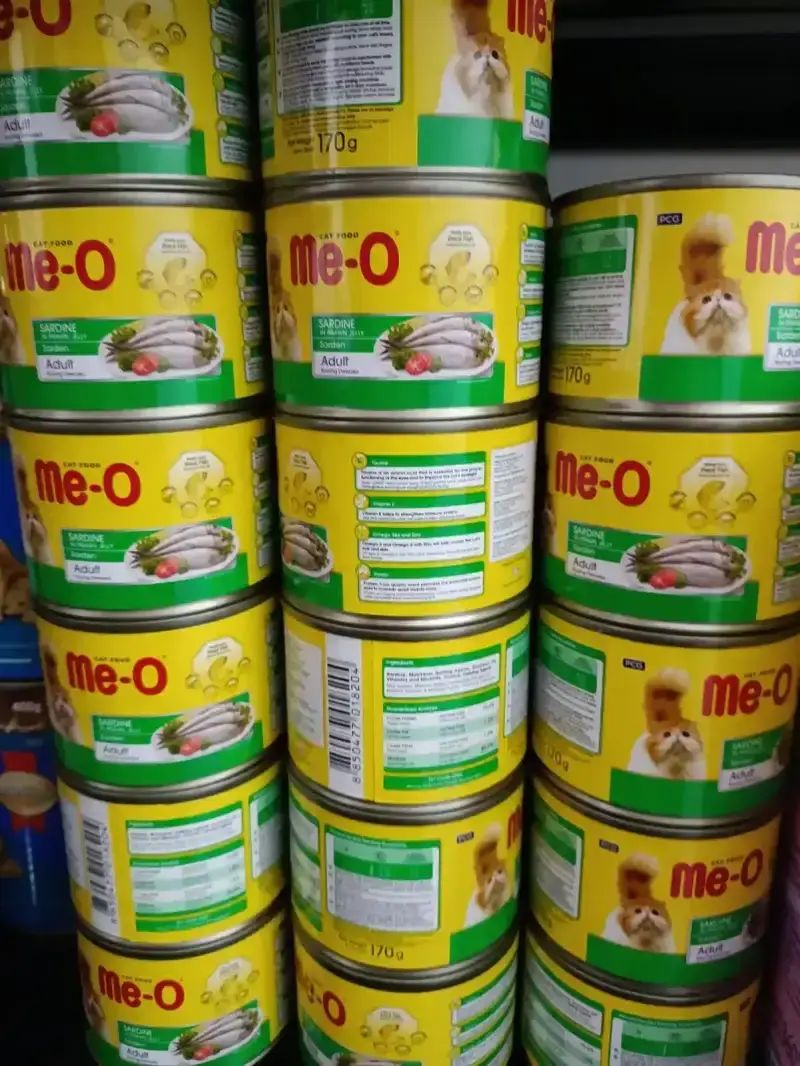 Jual Makanan Kucing - Meo Kaleng Pakan Basah Kucing Rasa Sardine In ...