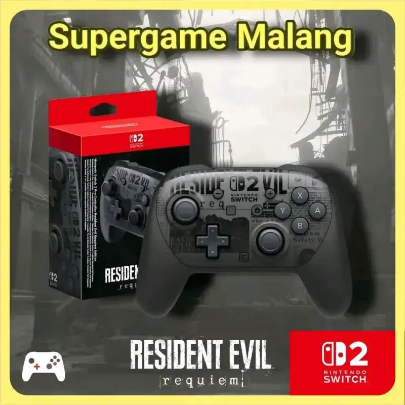 Jual Pro Controller Switch 2 Nintendo Pro Resident Evil Requiem 9 Re 9 ...