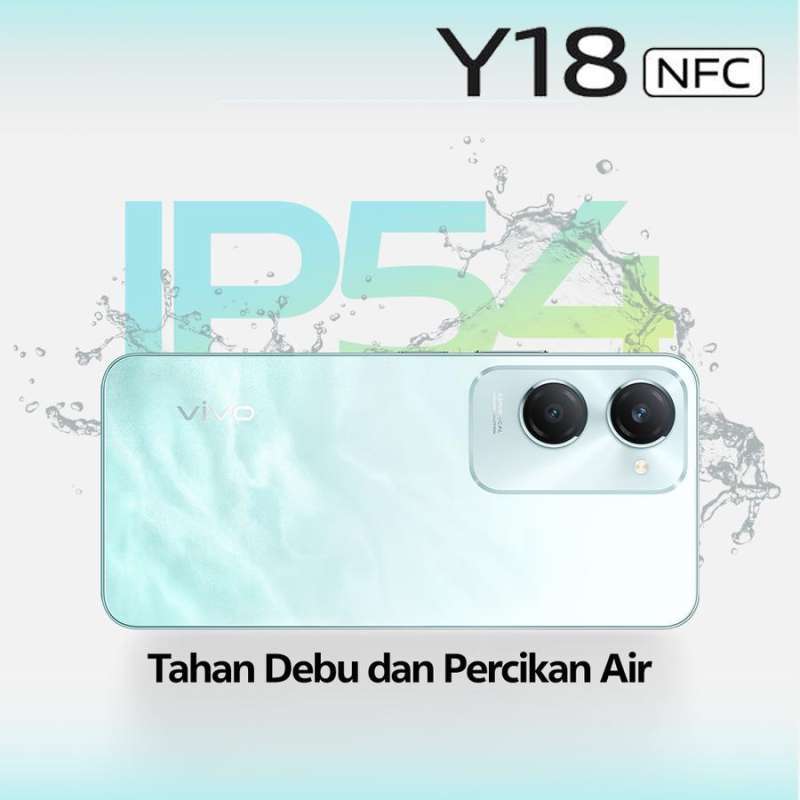 Jual vivo Y18 4/64 , 4/128 , 6/128 - Nfc Multifunctions, 50mp Ai Camera ...