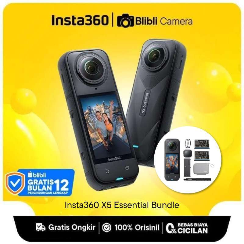 Insta360 X5 🔥 - Harga Diskon s.d. 300Rb dan Free Gift April 2026