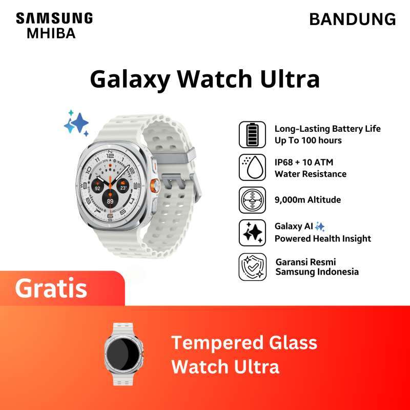 Promo Samsung Galaxy Watch Ultra Gray, Silver, White - Gray Diskon 28% ...