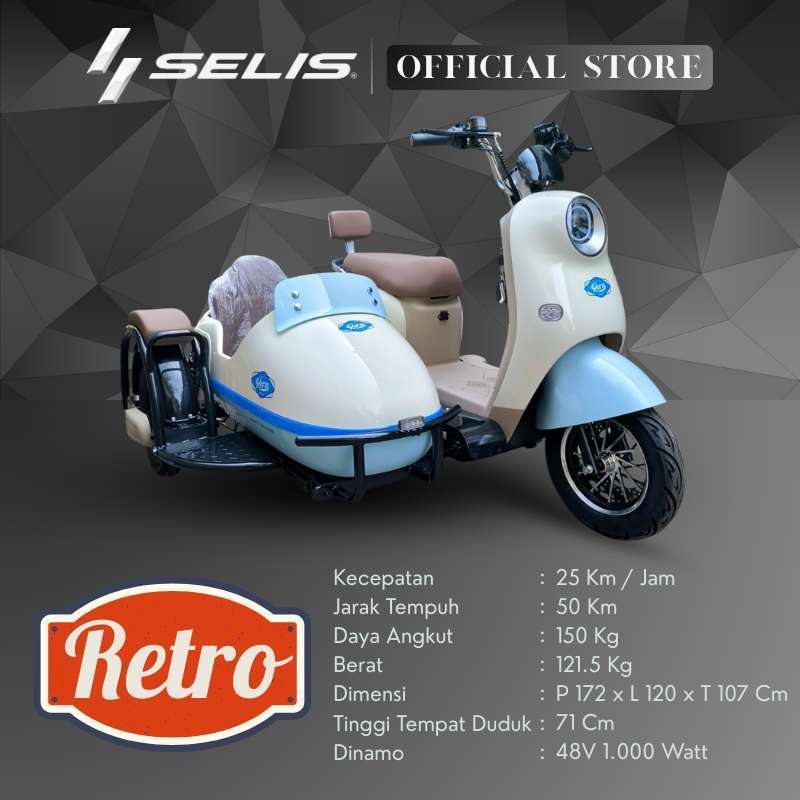 Promo Selis Limited Edition - Motor Listrik Retro / Motor Listrik ...