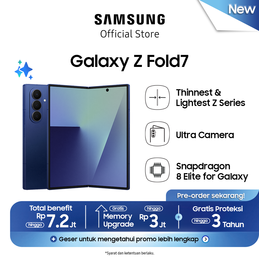 Promo Batch2 - Samsung Galaxy Z Fold7 [12/512gb] (upgrade Dari 256gb ...