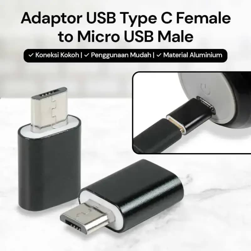 Daftar Harga Adapter USB C To Micro USB 🔥 Original & Spesifikasi ...