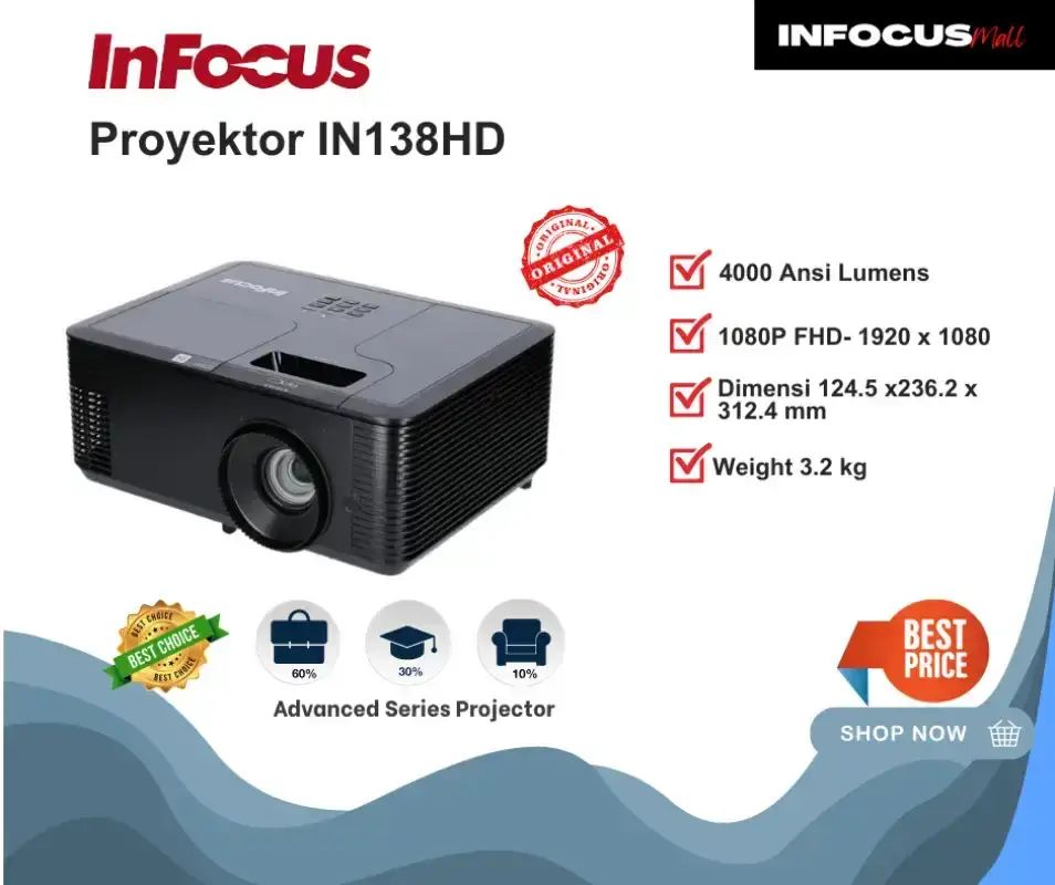 Daftar Harga Infocus Proyektor 🔥 Original & Spesifikasi Lengkap Mei 2026