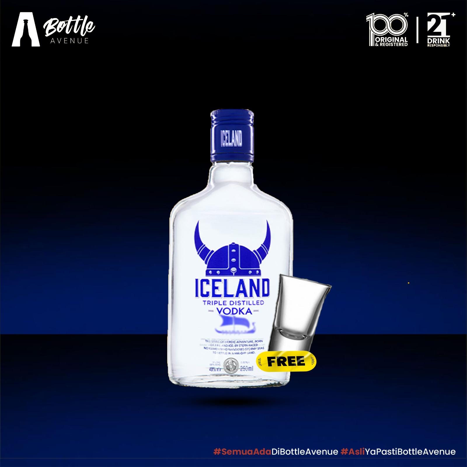 Promo Iceland Vodka Minuman Alkohol [500 Ml] Diskon 21% Di Seller ...