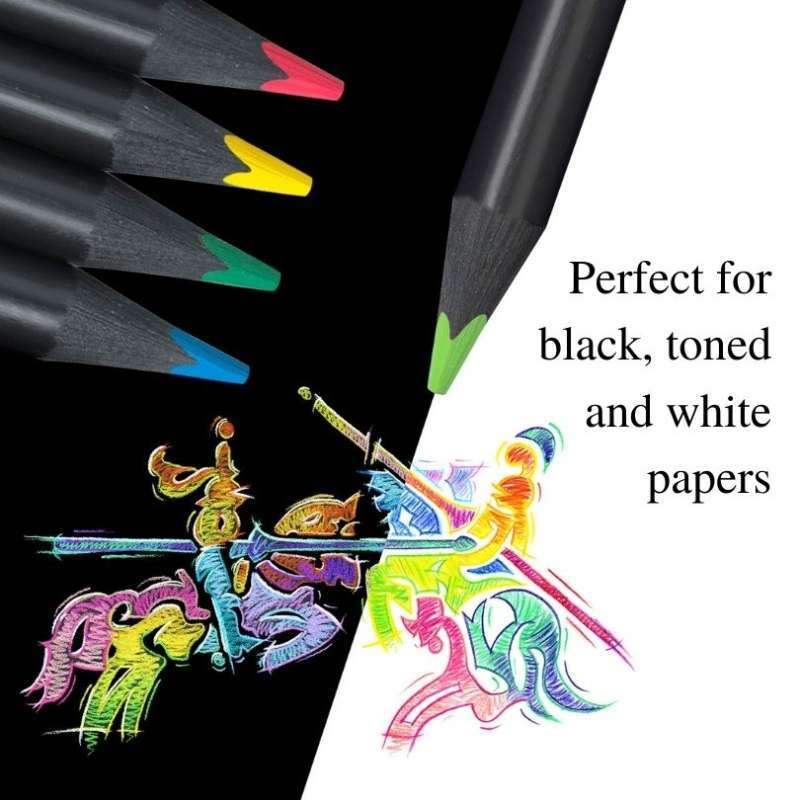 Promo Faber Castell Black Edition Colour Pencils Set Of 24 Pensil Warna ...