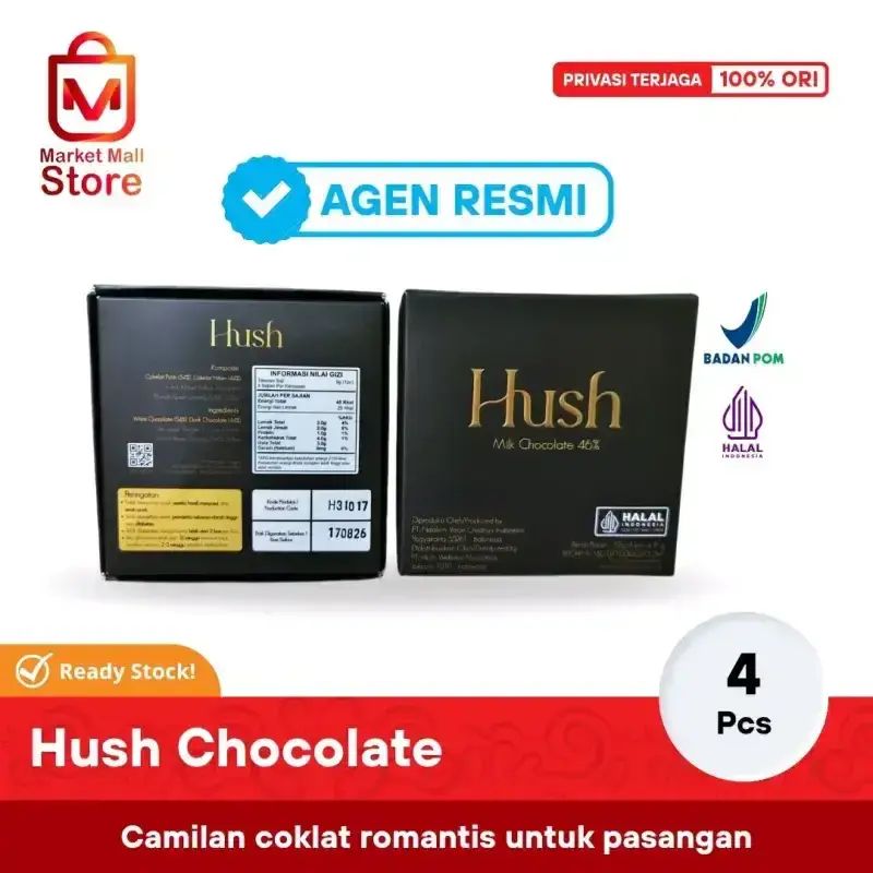 Jual Hush Cokelat Dark Chocolate Hush For Couple Pria & Wanita 1 Box ...