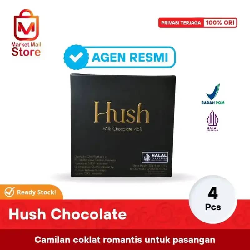 Jual Hush Cokelat Dark Chocolate Hush For Couple Pria & Wanita 1 Box ...
