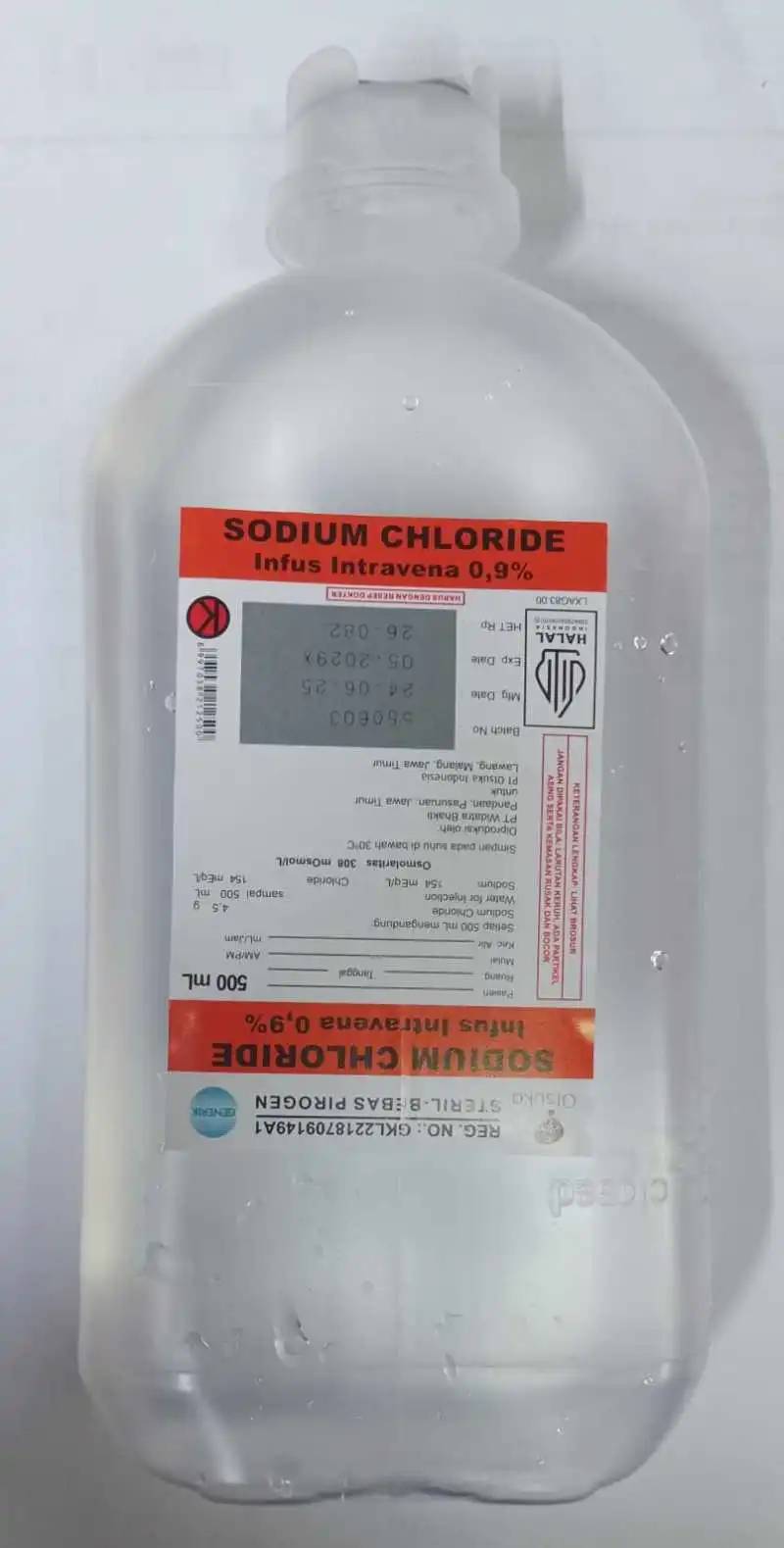 Jual Otsuka Nacl 0.9 % Infus 500 Ml (natrium Chloride / Sodium Chloride ...