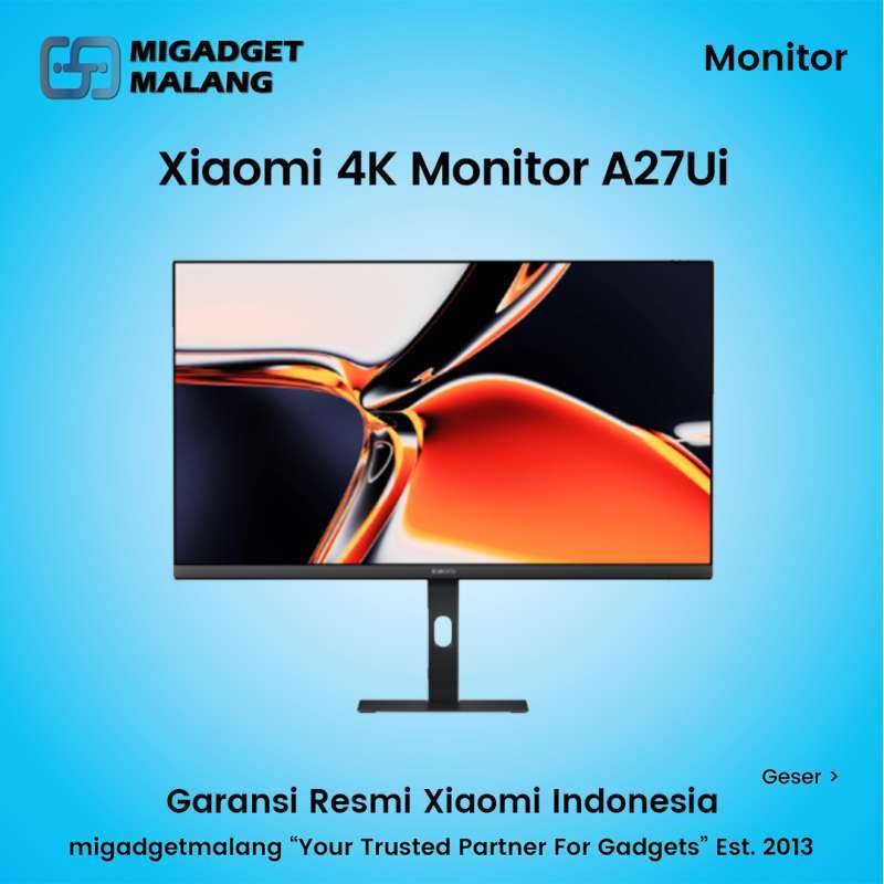 Promo Xiaomi 4k Monitor A27ui Desktop 27 Inch Uhd 4k Diskon 27% Di ...
