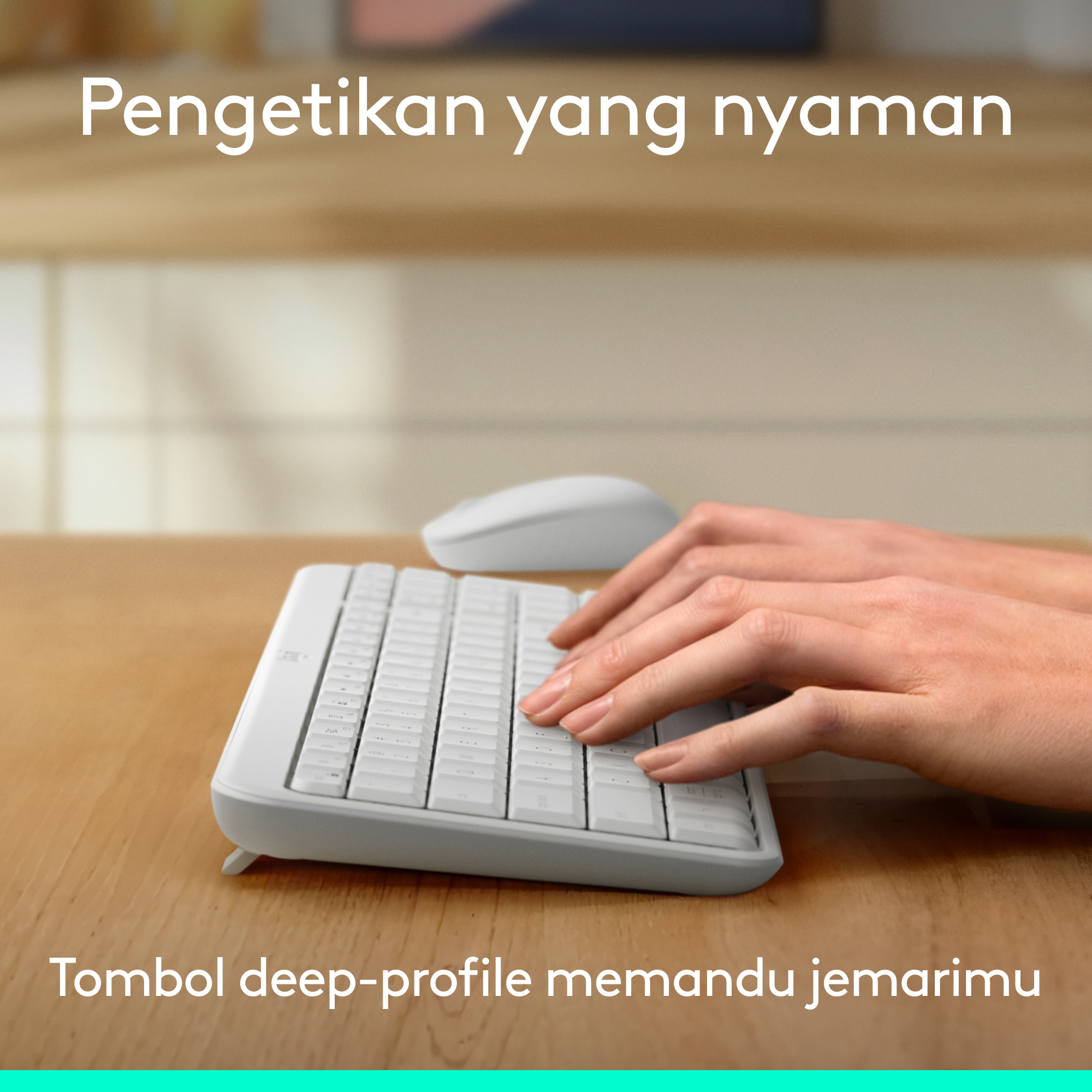 Promo Logitech Mk250 Compact Bluetooth Wireless Keyboard & Mouse Combo ...