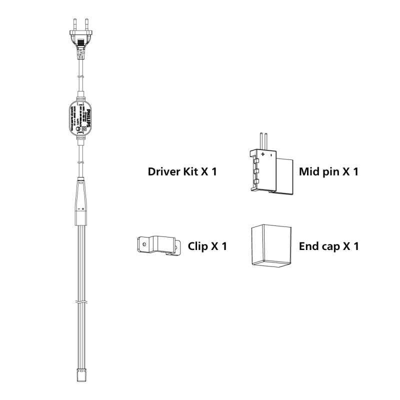 Promo Philips Driver Led Strip Outdoor Hls188 Cob 50m Diskon 45% Di ...