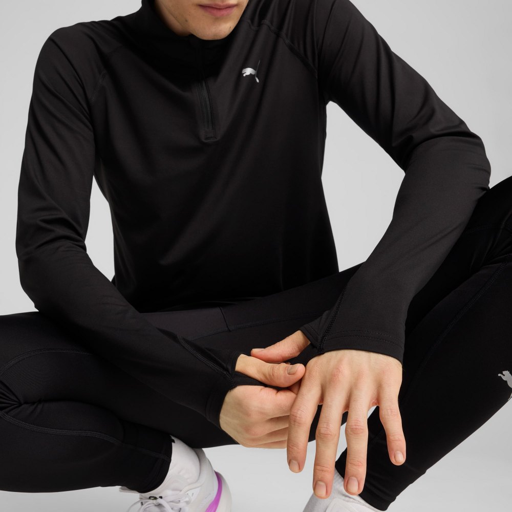 Promo Puma Men Running Velocity Cloudspun 1/4 Zip Baju Lari Pria ...