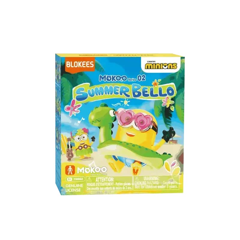 Jual Blokees Minions Mokoo Blind Box Surprise Mainan Rakit Blocks ...