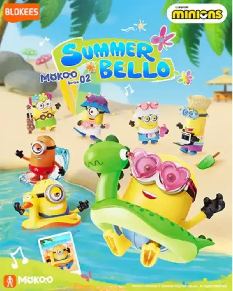 Jual Blokees Minions Mokoo Blind Box Surprise Mainan Rakit Blocks ...