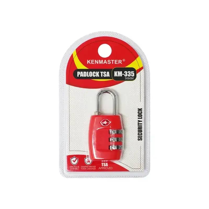 Promo Kenmaster Gembok Koper 30 Mm - Tsa Km-335 / Gembok Tas / Gembok ...