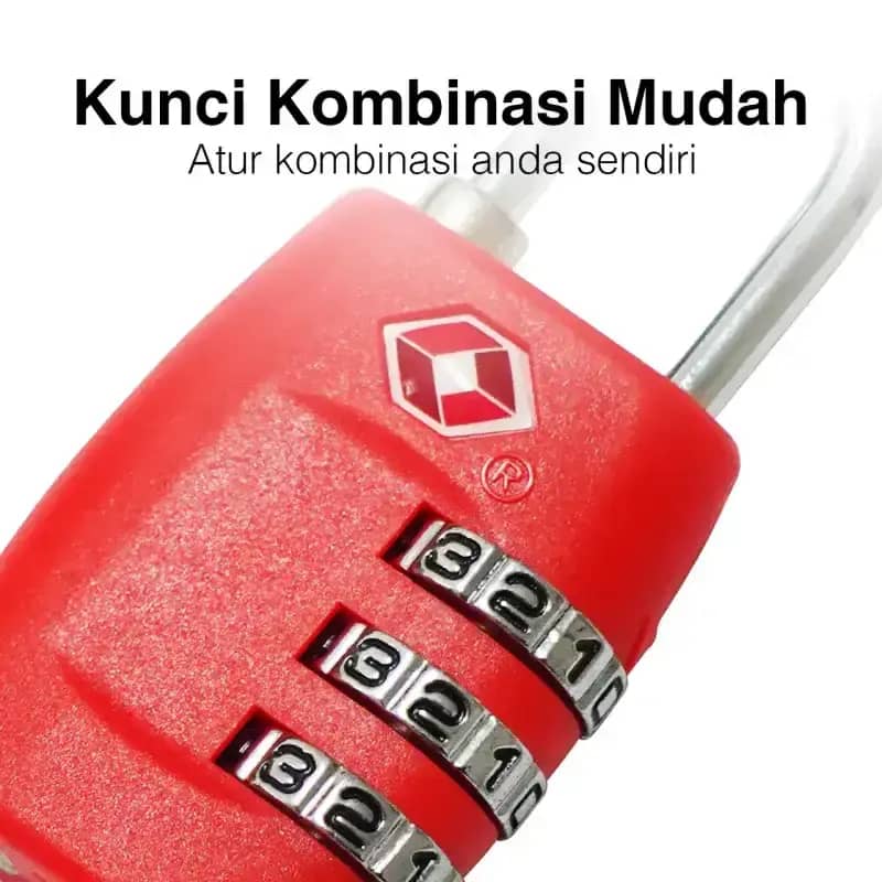 Promo Kenmaster Gembok Koper 30 Mm - Tsa Km-335 / Gembok Tas / Gembok ...