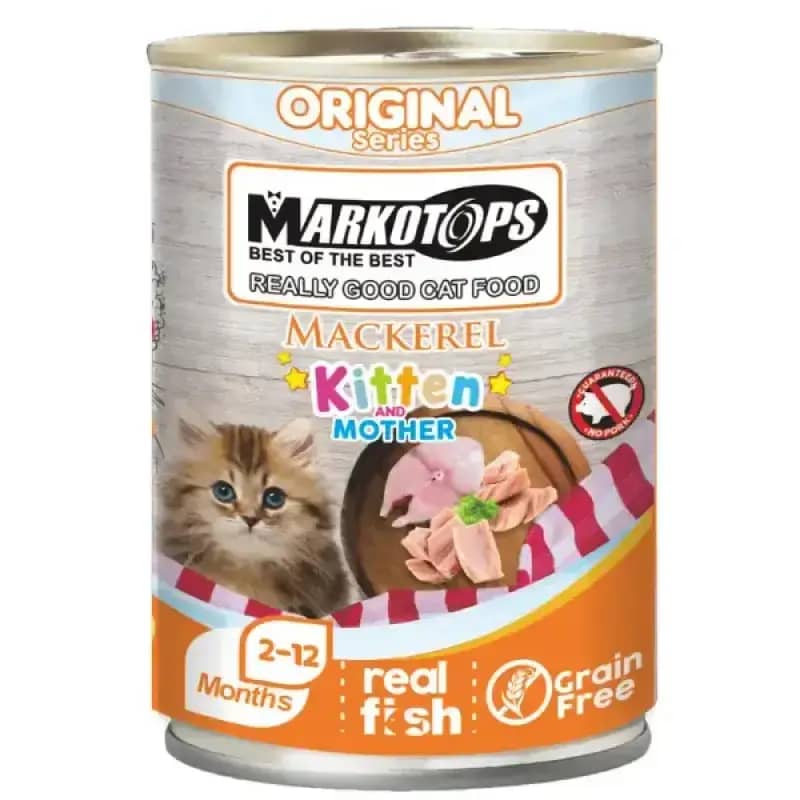 Promo Markotops Kaleng 400 Gr - Mackarel - Kitten Wet Food Makanan ...
