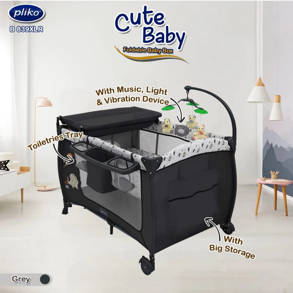 Promo Pliko B 839 XLR Cute Baby Box Tempat Tidur Bayi Diskon 17% di ...