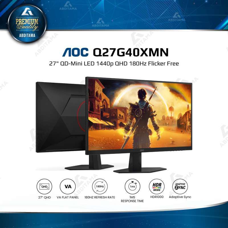 Promo Monitor Mini Led Aoc Q27g40xmn 27 Qd-mini Led 1440p 2k Qhd 180hz ...