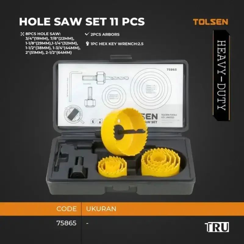 Jual Mata Bor Hole Saw 1 Set 💯 Harga Murah & Kualitas Terbaik Januari 2026