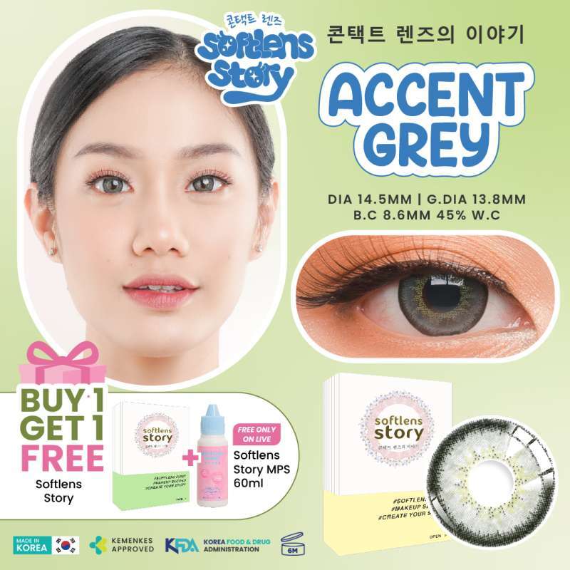 Jual Exclusive Picks - Softlens Story Korea Premium - Nude Hazel -2.00 ...