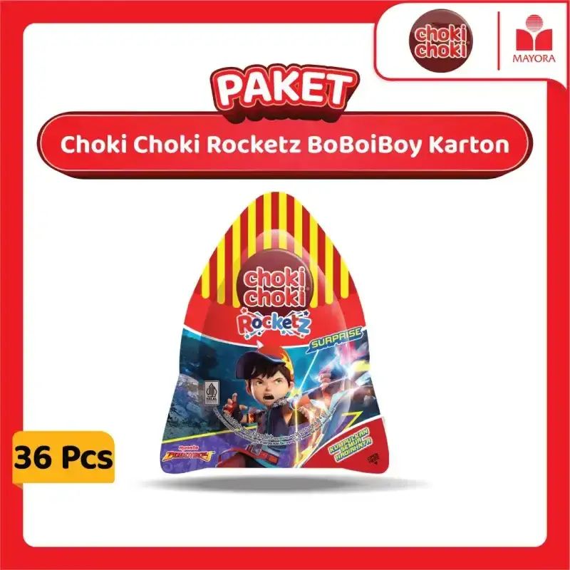 Jual Paket 1 Karton Choki Choki Rocketz Boboiboy Di Seller Mayora ...