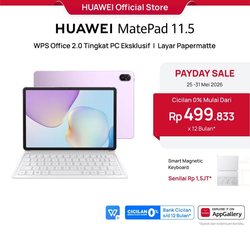 Huawei Matepad 11.5 Papermatte Edition 🔥- Harga Terbaik Mei 2026