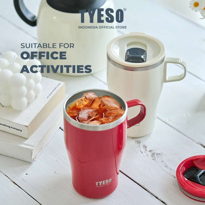 Jual Tyeso Tumbler Gelas 400ml Stainless Steel Table Mug 304 Cangkir ...