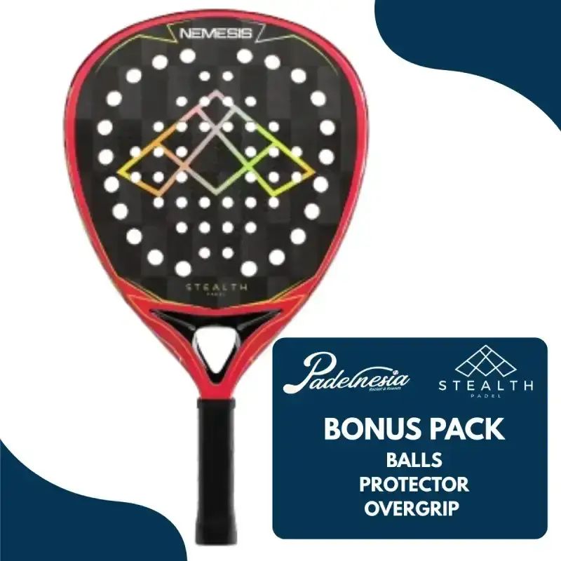 Jual Stealth Padel Nemesis 24k Xtreme Carbon - Padel Racket Premium Di ...