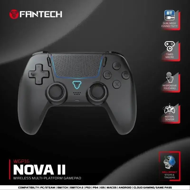 Promo Fantech Wgp16 Gamepad Wireless Nova Ii Hall Effect Analog ...