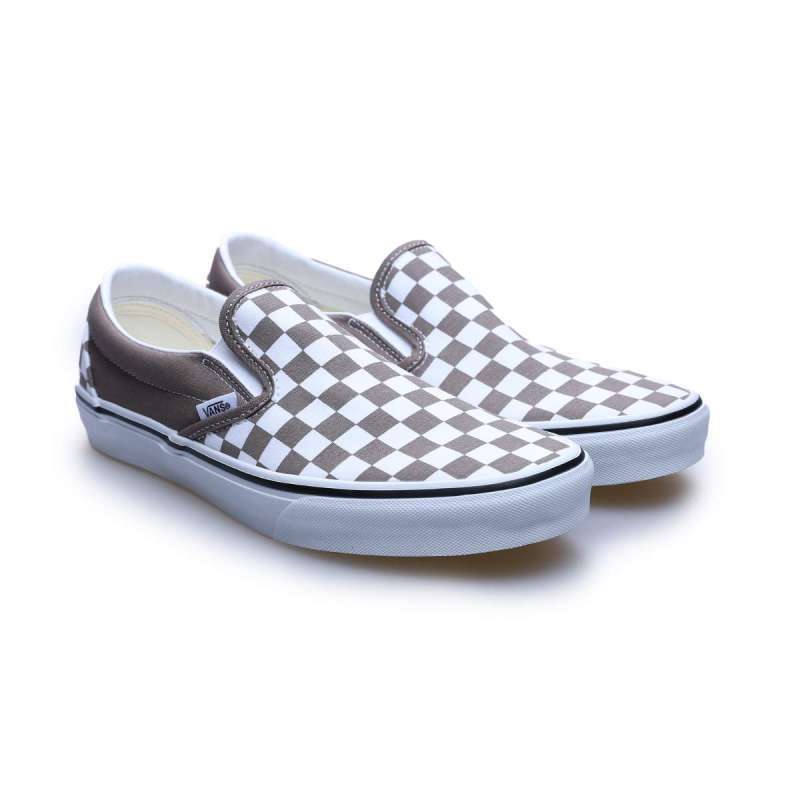 Promo Vans Classic Slip-on Color Theory Checkerboard Walnut ...
