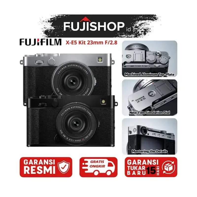 Promo Fujifilm Xe5 Kit 23mm F2.8 Lens / Fuji X-e5 Kamera Mirrorless ...