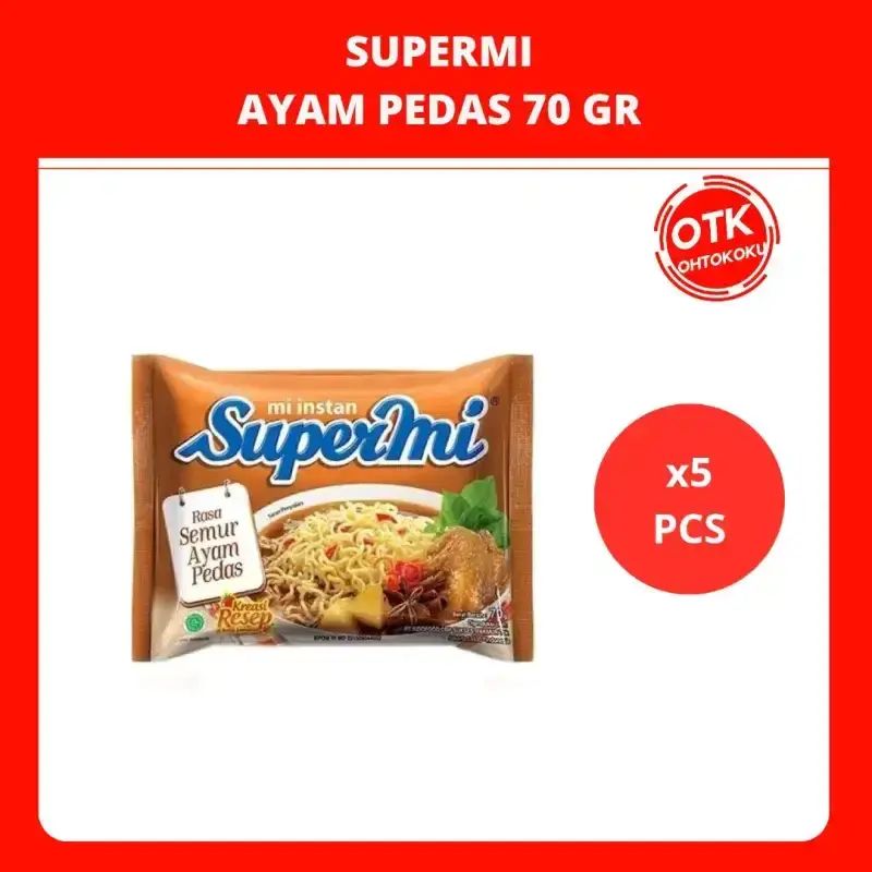 Supermi Pedas Semur Ayam 70 Gr Gratis Ongkir 🔥 Harga Murah April 2026