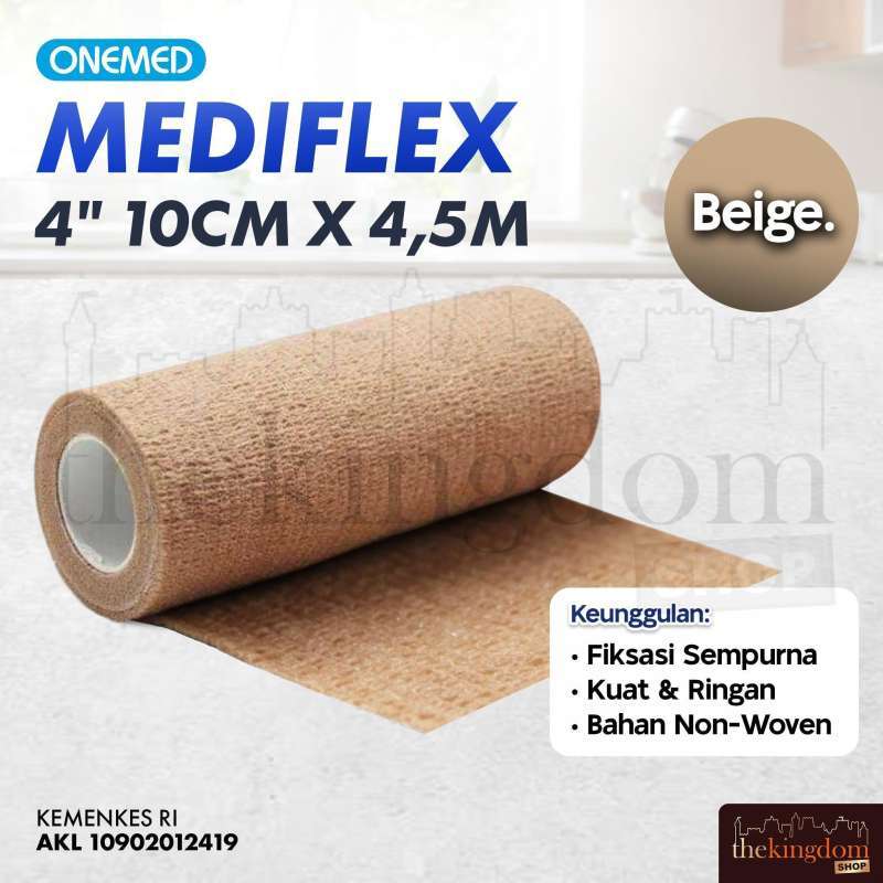 Jual Onemed Mediflex 1 2 3 4 6 2,5cm 5cm 7,5cm 10cm 15cm X 4,5m Perban ...