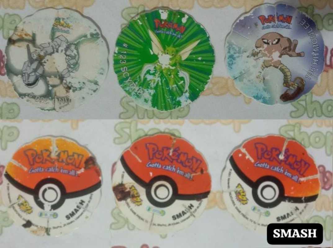 Jual Pokemon Tazos Chiki Ball - Smash #106 Hitmonlee Di Seller Felix ...