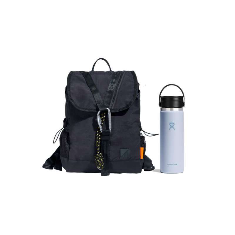 Promo Syma. Adore Backpack Black + Hydro Flask Wide Mouth Flex Sip Lid Surf Botol Minum 20 Oz ...