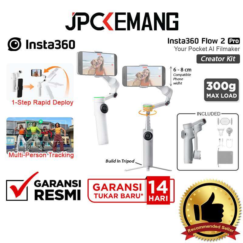 Promo Jpc Kemang Insta360 Flow 2 Pro Standard / Creator / Ai Tracker ...