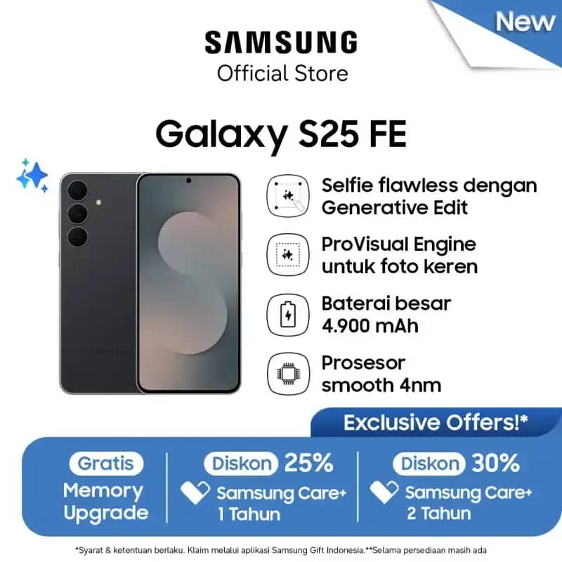 Promo [upgrade Dari 128gb] Samsung Galaxy S25 Fe 8/256gb - Smartphone ...