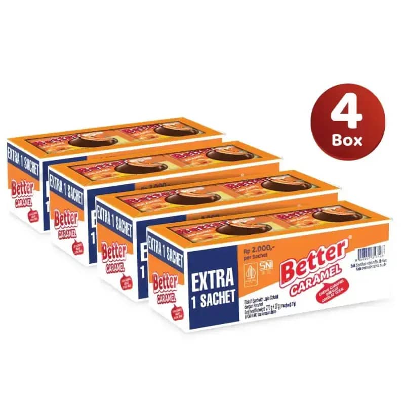 Promo Paket 4 Box Biskuit Better Caramel Diskon 10% Di Seller Mayora ...