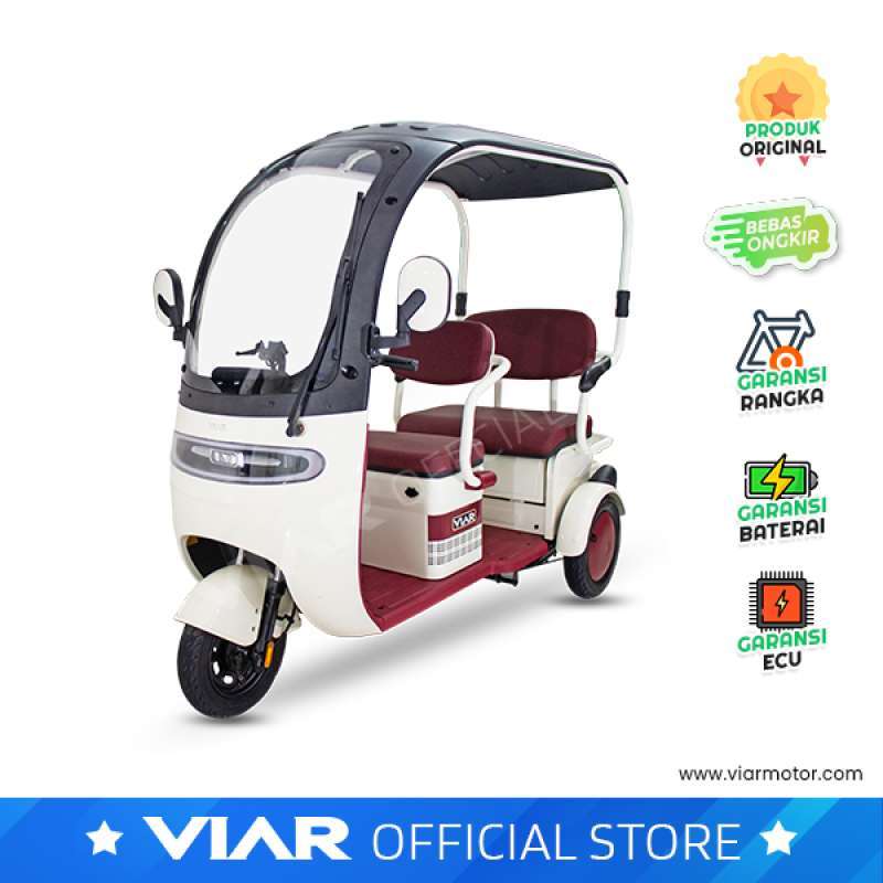 Jual Sepeda Listrik Roda 3 - Viar Er2 - White Tangerang Di Seller Viar ...