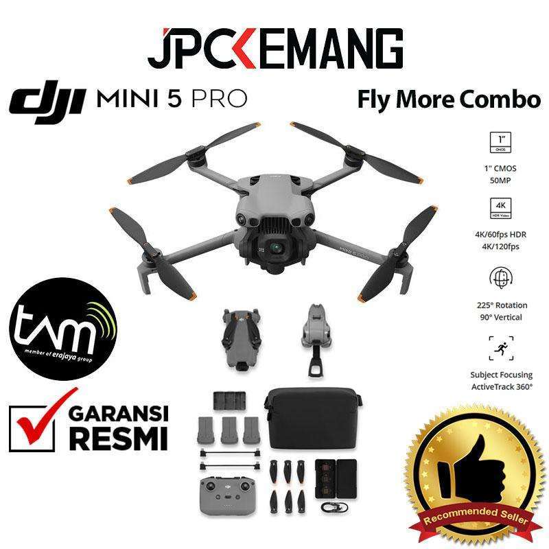 Promo Jpc Kemang Dji Mini 5 Pro Fly More Combo Drone Camera Dji Mavic ...