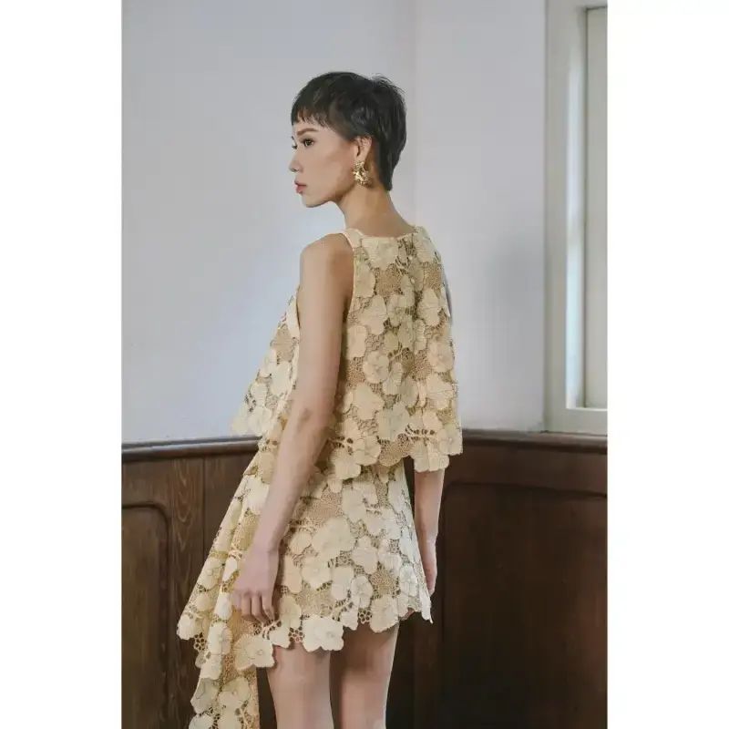 Jual Anain - Isola Lace Top Butter Yellow Di Seller Anain Flagship ...
